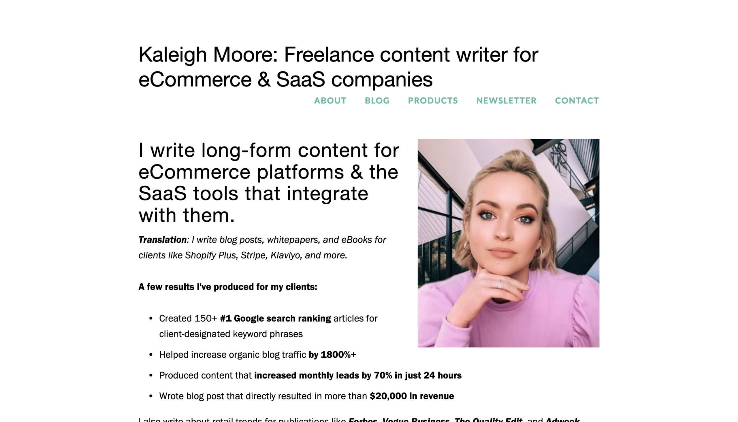 How Kaleigh Moore Built a Six-Figure Freelance Writing Business - SoloistAI